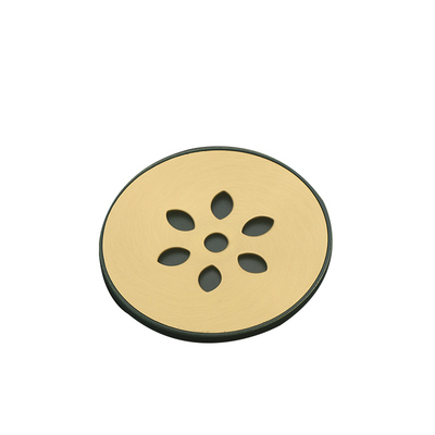 匠鱼创意莲花茶杯垫纯铜隔热杯托