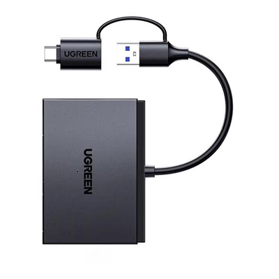 绿联读卡器相机sd/tf卡二合一多功能高速USB拓展器行车记录仪内存储存卡适用华为mate70typec手机平板电脑