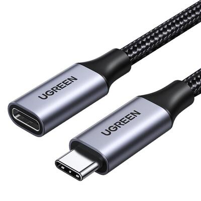 绿联typec延长线公对母口