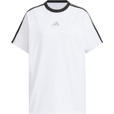 滔搏adidas阿迪达斯女子舒适日常宽松运动休闲短袖T恤KB7759