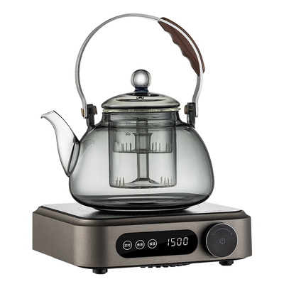 玻璃煮茶壶智能双控铝合金煮茶器
