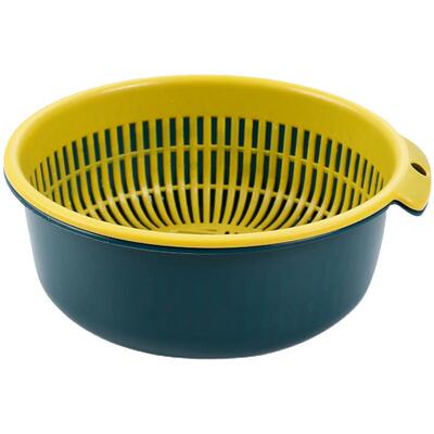 双层洗菜盆沥水篮六件套厨房客厅