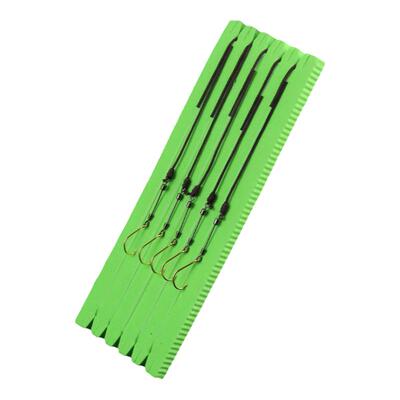 有倒刺长柄防咬鲳鱼钩护结子线钩