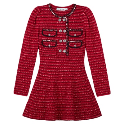 秋冬连衣裙self-portrait