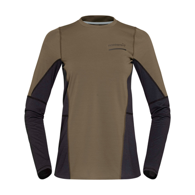 NORRONA senja 女子 森雅 越野跑 轻量透气 打底衫 长袖跑步T恤