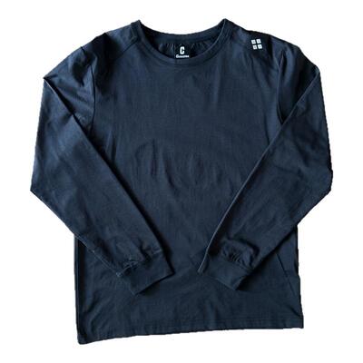 日系打底衫男户外收口长袖秋季