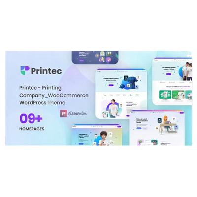 Printec 汉化中文版|文印店印刷商店WooCommerce WordPress主题
