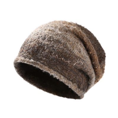 CACUSS秋冬保暖防寒渐变堆堆帽女