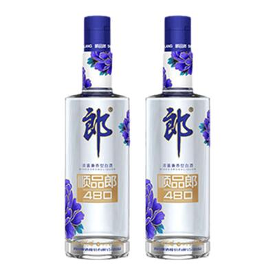 郎酒 顺品郎（蓝顺）45度  480ml*2瓶 浓酱兼香型白酒口粮酒光瓶