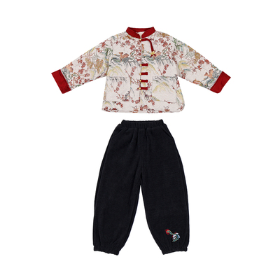 男童拜年服唐装儿童汉服演出服