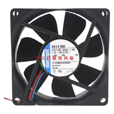 8414NM 原装全新德国ebmpapst 80*80*25 设备风扇 静音风扇
