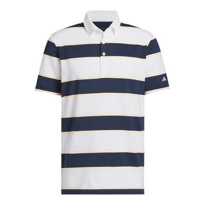 Adidas/阿迪达斯官方正品Ultimate365新款男白蓝色POLO衫JZ0475