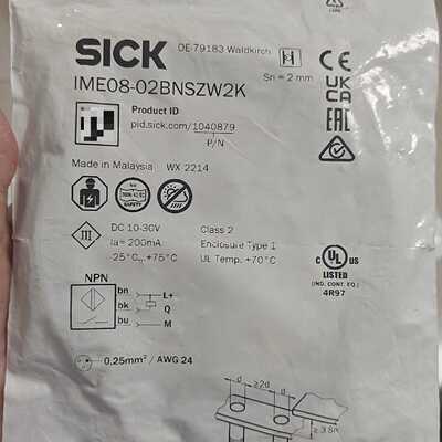 溢价-西克接近开关IME08-02BNSZW2K，订货号10408