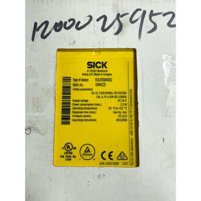 【请询价】德国sickFX3XTI084002货号1044125