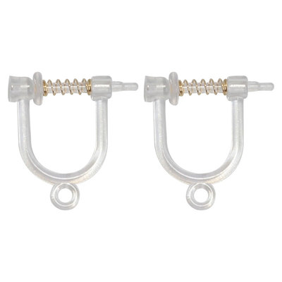 隐形无痛树脂塑料耳夹转换器