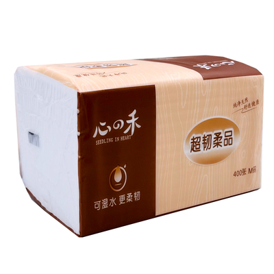 心之禾400张抽纸整箱80包4层加厚