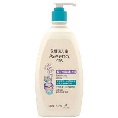 Aveeno/艾惟诺儿童柔护保湿沐浴露果香保湿持久留香532ml