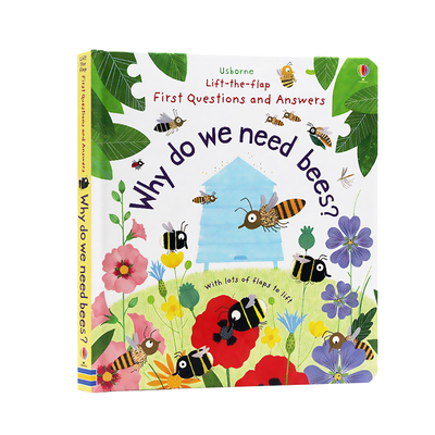 Usborne问与答翻翻书 什么需要蜜蜂 Lift-the-flap first questions and answers Why Do We Need Bees 英文原版绘本 儿童科普读物
