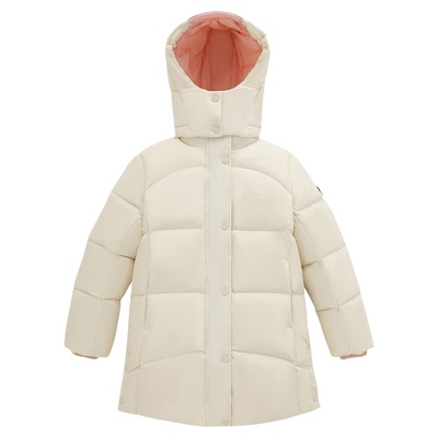 英氏长款加厚男女童御寒羽绒服