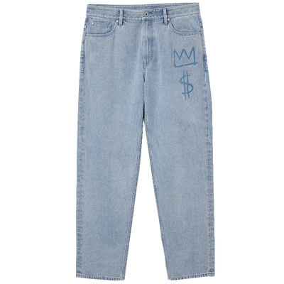 【商场爆款】907杰克琼斯BSQ联名男牛仔裤廓形裤子男款225332125