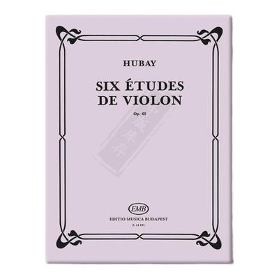 杰诺胡贝六首小提琴练习曲