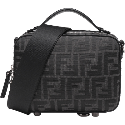 芬迪手提单肩斜挎包织物迷你