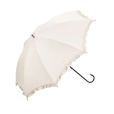 日本进口Wpc长柄伞晴雨伞防晒黑胶超轻花边parasol2026新款水族馆