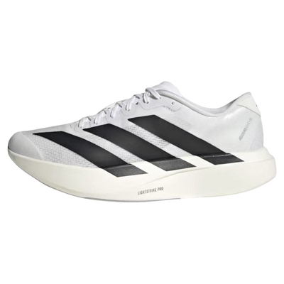adidas阿迪达斯 Adizero EVO SL 运动跑步鞋 男女款 黑白 JH6206