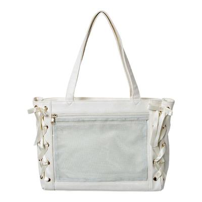 WEGO丝带痛包S少女手拎托特包休闲单肩包谷子二次元