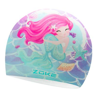zoke洲克儿童泳帽硅胶防水