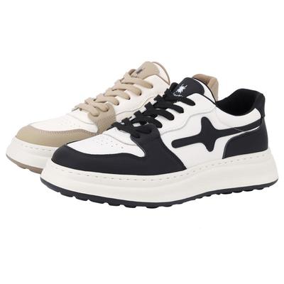 蜘蛛王男鞋旗舰店真皮板鞋休闲鞋