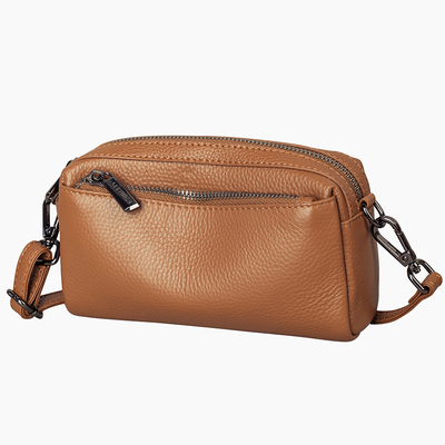 真皮手拿包女可放手机斜挎小包包