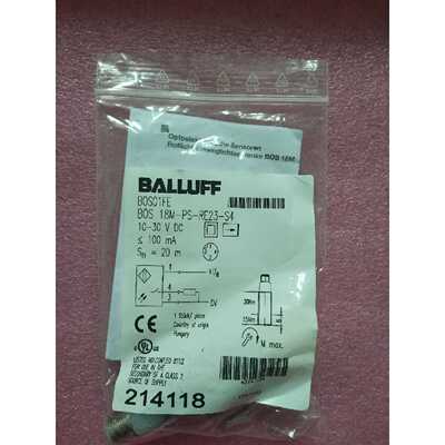 议价原装全新BALLUFF巴鲁夫BOS 18M-PS-RE23-S4 BOS01FE 现货