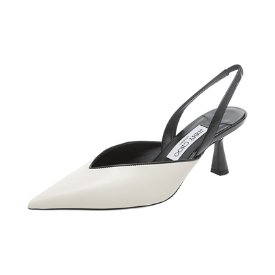 周仰杰尖头高跟鞋凉鞋单鞋