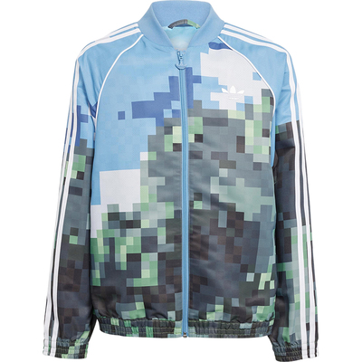 Adidas/阿迪达斯正品2025大童时尚梭织经典我的世界外套JZ9934