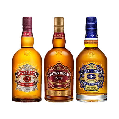 Chivas芝华士12年15年18年新境苏格兰威士忌英国进口洋酒调酒基酒