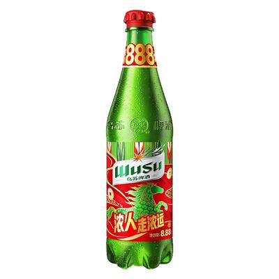 9月新日期乌苏8.88L小麦啤酒大瓶