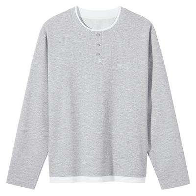 热风2026年春季新款男士长T恤