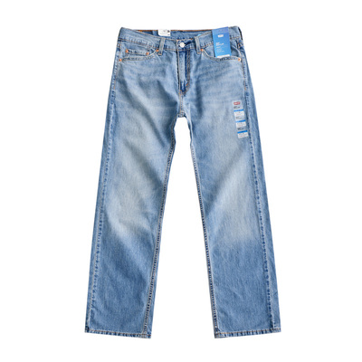 【自营】Levi’s/李维斯薄款凉感宽松直筒505蓝色水洗牛仔裤夏季