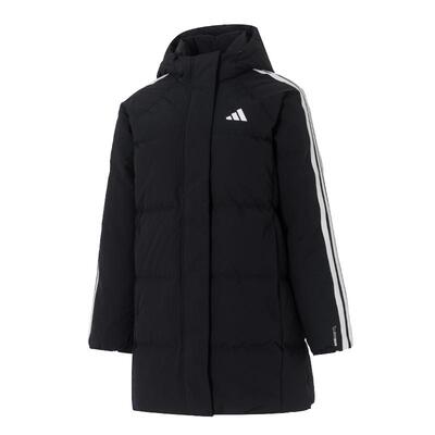 Adidas阿迪达斯女装2025冬季新款W 3S MID D JKT连帽羽绒服KC2486