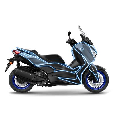 适用雅马哈XMAX300座桶垫挡