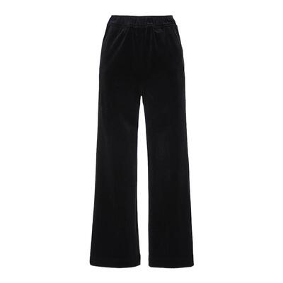 乔万尼商场同款冬季新款直筒裤加绒松紧腰阔腿裤好看流行ET4F889