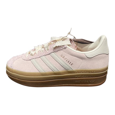 阿迪达斯三叶草女厚底T头运动鞋