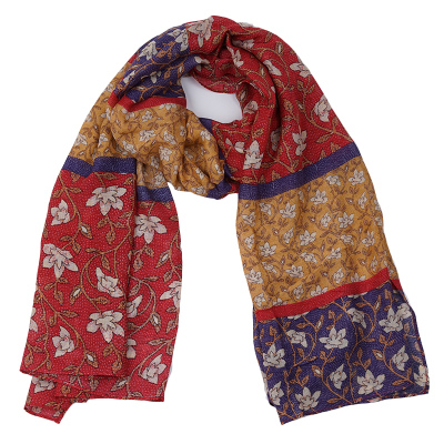 新款出口英国优雅气质女印花围巾