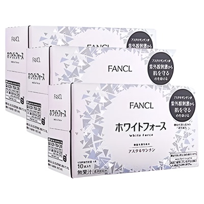 日本直邮fancl芳珂全身美白口服液焕肤胶原蛋白口服液30ml*10瓶