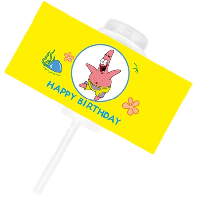 SpongeBob主题海绵宝宝蛋糕摆件