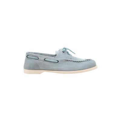 【都市型格】JOHN LOBB 男士Foil冰蓝色休闲鞋绒面革帆船鞋