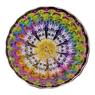 建盏窑变茶杯主人杯七彩孔雀杯盏