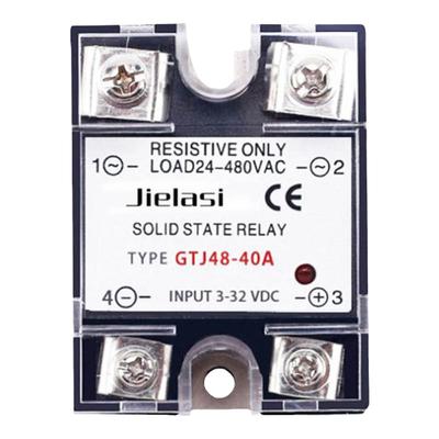 单相固态继电器24V直流控交流380VAC 220VAC GTJ48-40A 20A30A50A