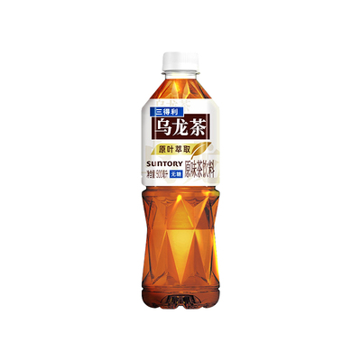 三得利乌龙茶无糖饮料500ml*15瓶整箱0脂网红茶饮料rxc